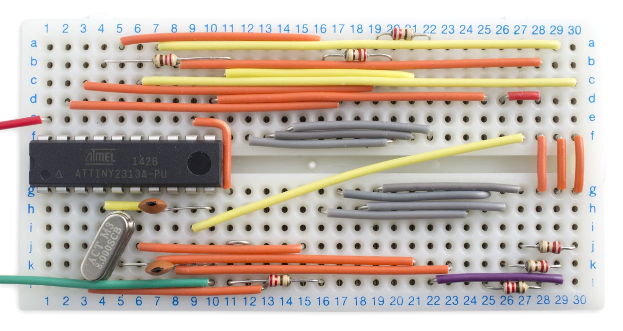 Technoblogy - Dot Matrix Clock