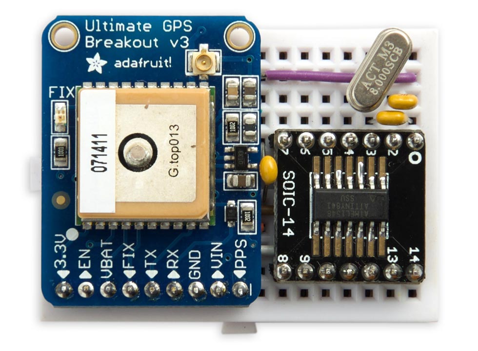 Technoblogy - I2C GPS Module