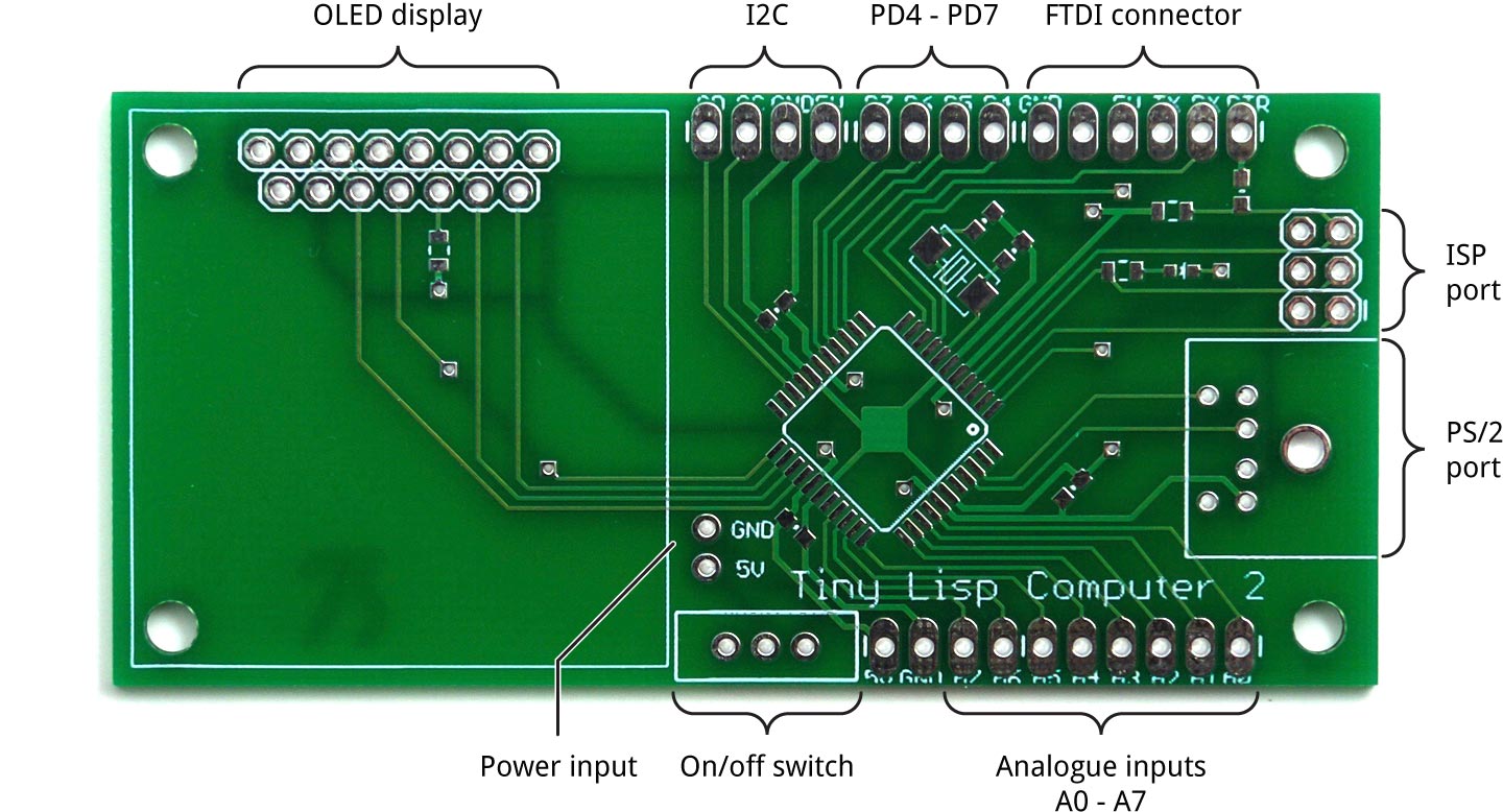 Technoblogy - Tiny Lisp Computer 2 PCB