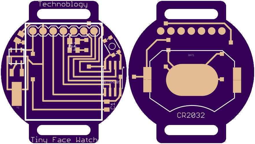 Technoblogy - Tiny Face Watch